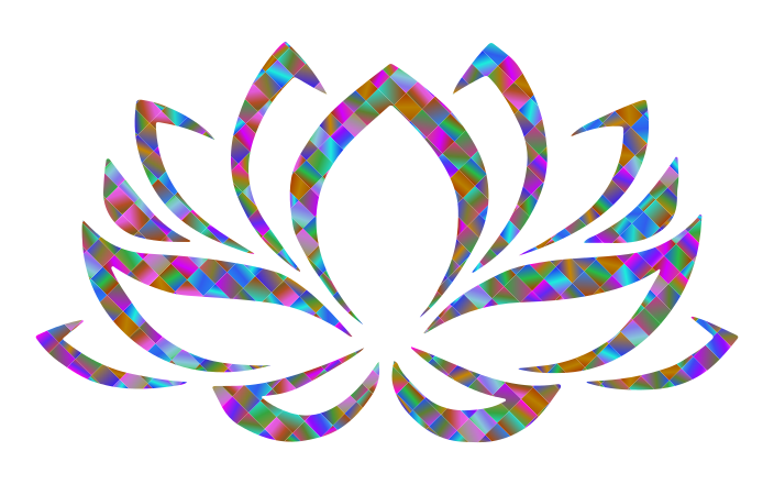 Rainbow Lotus Clip Art Image - ClipSafari