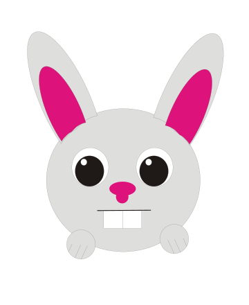 Pink Rabbit Clip Art Image - ClipSafari