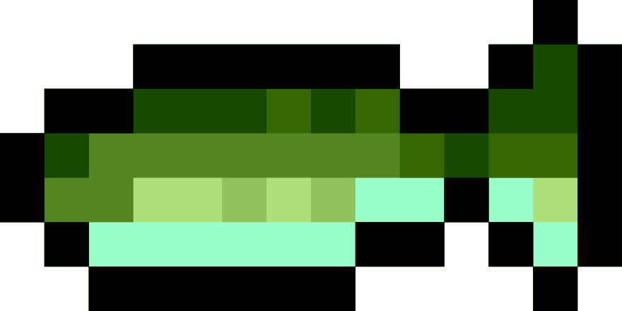 Pixelated Fish Clip Art Image - ClipSafari