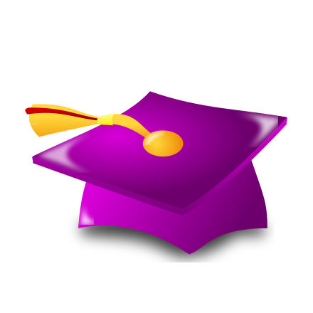 Purple Graduation Cap Clip Art Image - ClipSafari