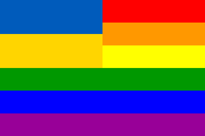 Rainbow Flag Clip Art Image - ClipSafari