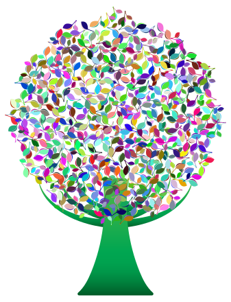 Colorful Tree Clip Art Image - ClipSafari