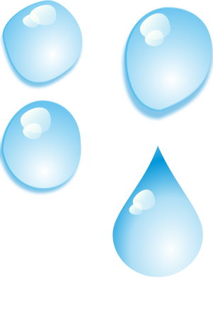 Three Water Drops Clip Art Image - ClipSafari