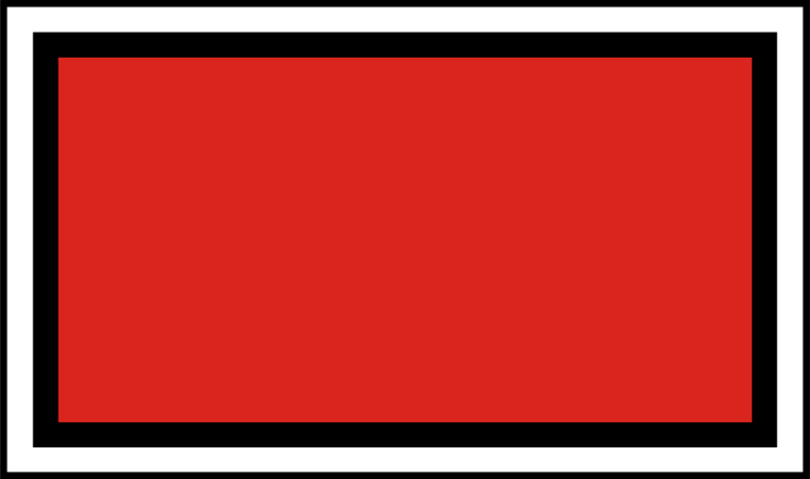 Red sign with white border. Clip Art Image - ClipSafari