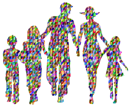 Colorful Family Clip Art Image - ClipSafari