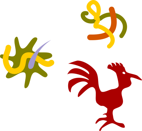 Colorful Rooster Clip Art Image - ClipSafari