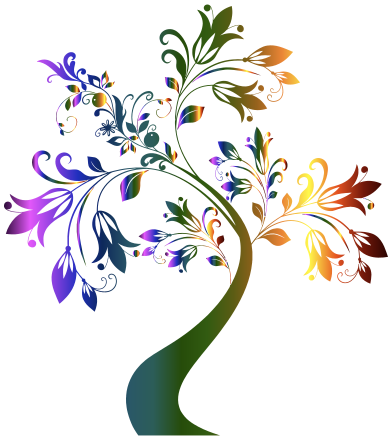 Colorful Tree Clip Art Image - ClipSafari
