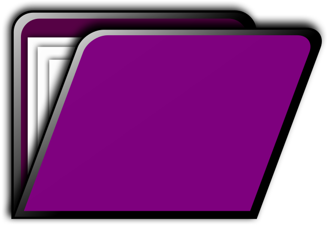 Folder Icon (purple) Clip Art Image - ClipSafari