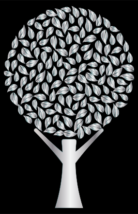Silver Tree Clip Art Image - ClipSafari