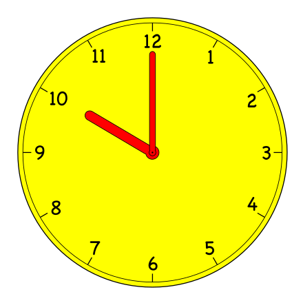 Yellow Clock Clip Art Image - ClipSafari