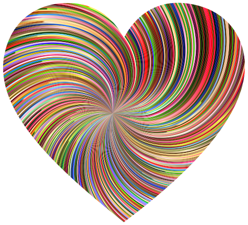 Heart of Many Colors Clip Art Image - ClipSafari