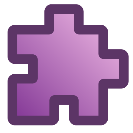 Purple Puzzle Icon Clip Art Image - ClipSafari