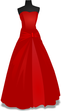 Red Dress Clip Art Image - ClipSafari