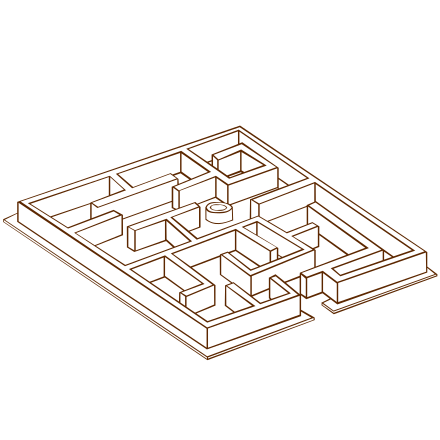A Maze of Wooden Boxes Clip Art Image - ClipSafari