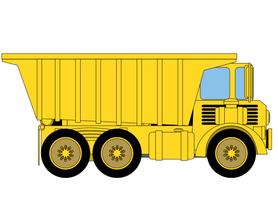 Yellow Dump Truck Clip Art Image - ClipSafari