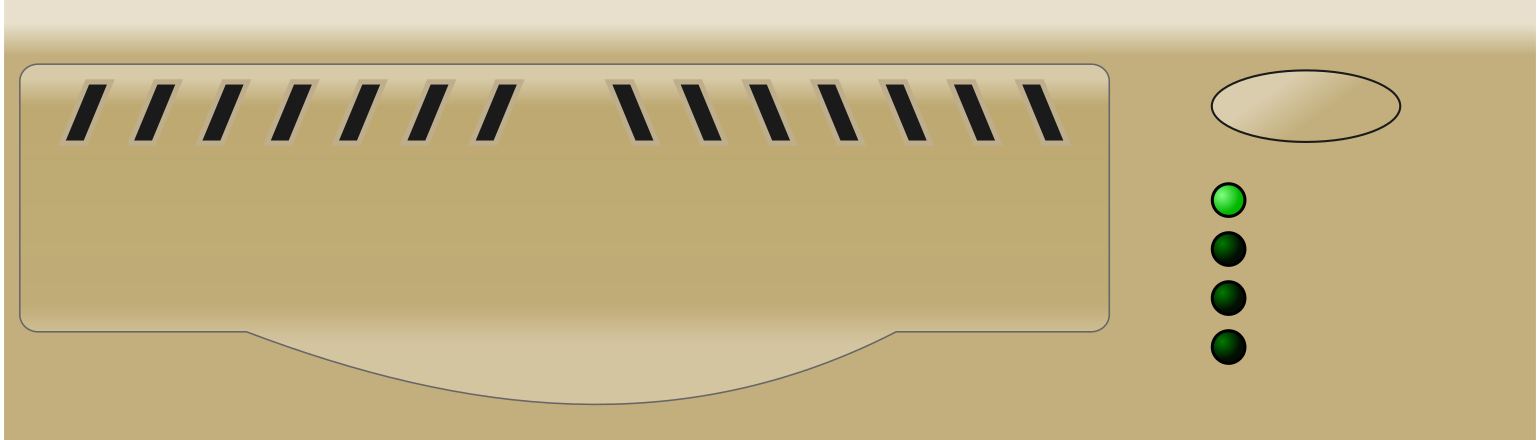 Beige Tape Drive Clip Art Image - ClipSafari