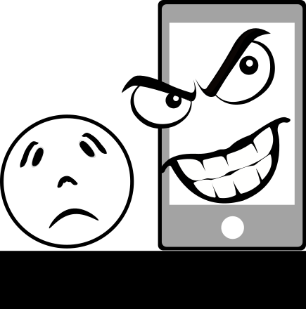 Angry Face on Phone Clip Art Image - ClipSafari