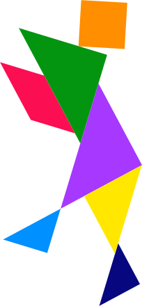 Colorful Tangram Clip Art Image - ClipSafari