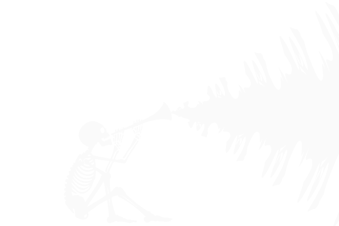 Skeleton playing flute Clip Art Image - ClipSafari