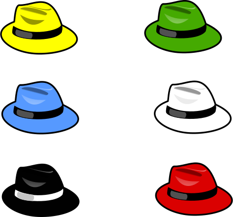 Six Colorful Hats Clip Art Image - ClipSafari