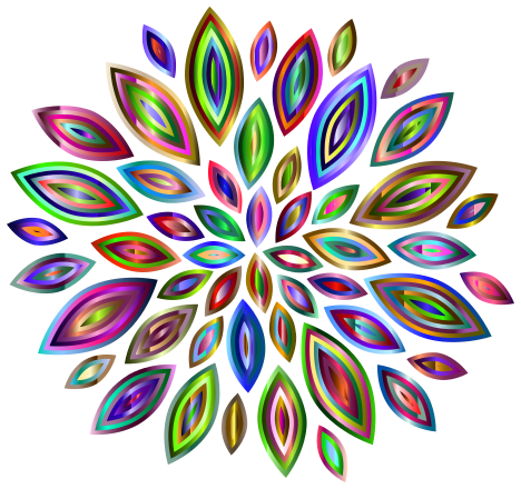 Colorful Flower Pattern Clip Art Image - ClipSafari