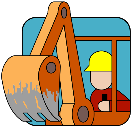 Backhoe Operator Drawing Clip Art Image - ClipSafari