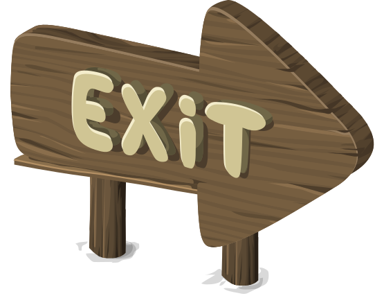 Exit Sign Clip Art Image - ClipSafari