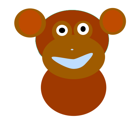 Monkey Smiling Clip Art Image - ClipSafari