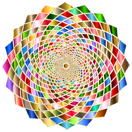 Rainbow Abstract Design Clip Art Image - ClipSafari