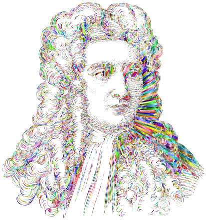 Isaac Newton Portrait 2019 Clip Art Image - ClipSafari