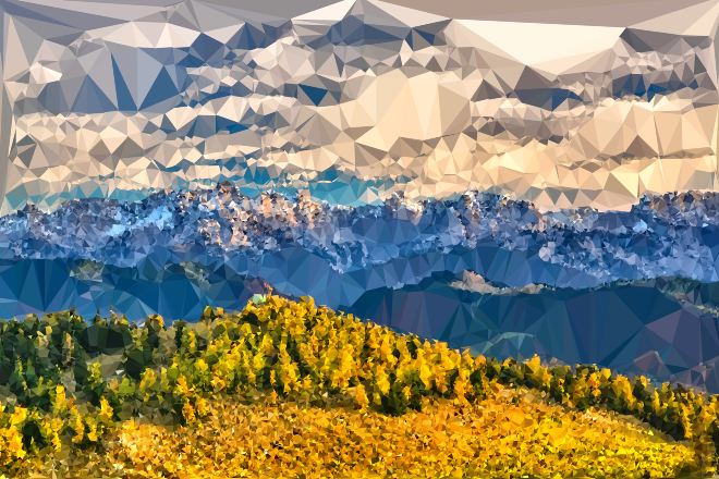 3D Mountain Range Clip Art Image - ClipSafari