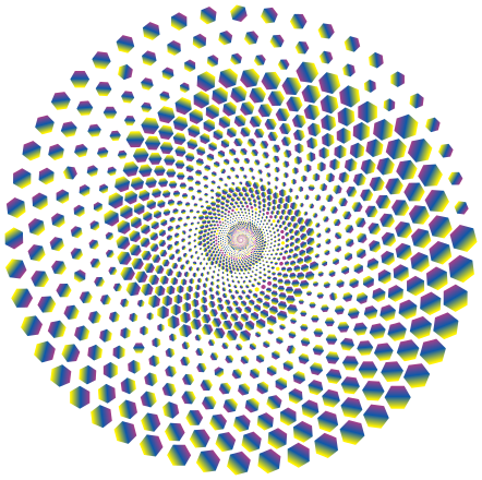 Hexagonal Vortex No Background Clip Art Image - ClipSafari