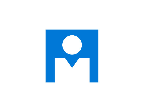 Blue M Icon Clip Art Image - ClipSafari