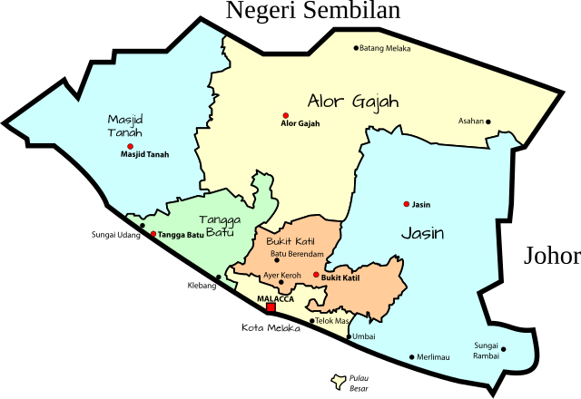 Map of Negeri Sembilan Clip Art Image - ClipSafari