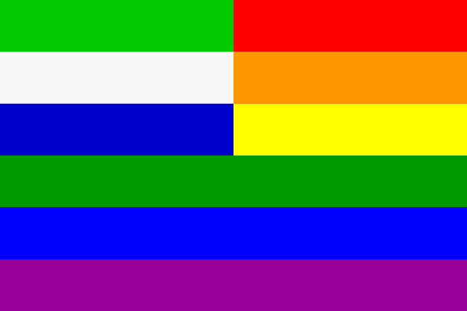 Rainbow Flag Clip Art Image - ClipSafari