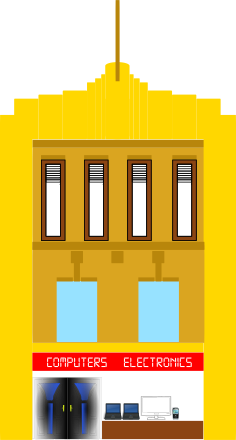 Computer Electronics Store Clip Art Image - ClipSafari