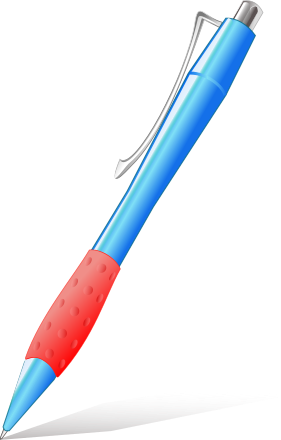 Blue Pen Clip Art Image - ClipSafari