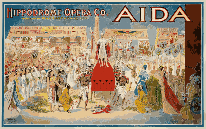 Aida poster colors fixed Clip Art Image - ClipSafari