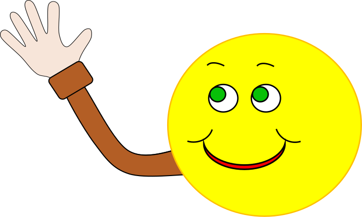 Waving Smiley Face Clip Art Image - ClipSafari