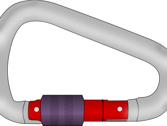 Carabiner Drawing Clip Art Image - ClipSafari