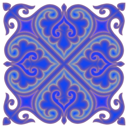 Blue Tile Design Clip Art Image - ClipSafari
