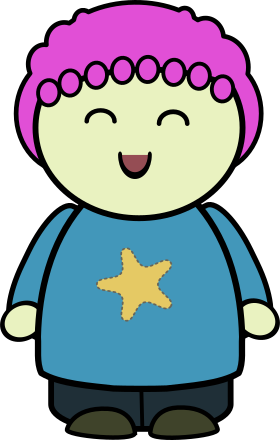 Pink Star Smiling Cartoon Character Clip Art Image - ClipSafari