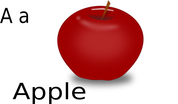 A for Apple Clip Art Image - ClipSafari