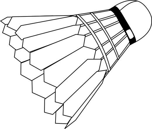 Shuttlecock Drawing Clip Art Image - ClipSafari