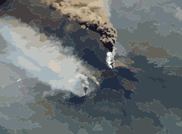 A Smoke Stack Erupting Clip Art Image Clipsafari