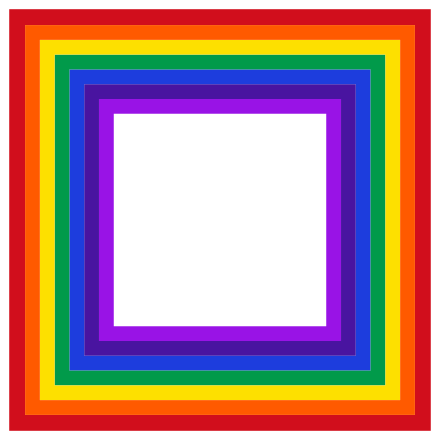 Rainbow Square Mark II Clip Art Image - ClipSafari