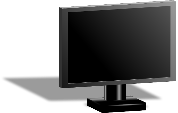 Black LCD Monitor Clip Art Image - ClipSafari