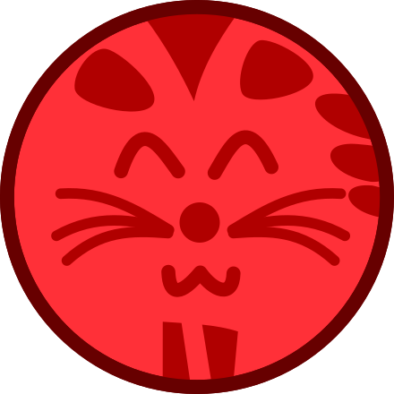 Red Cat Face Clip Art Image - ClipSafari