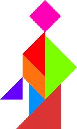 Colorful Tangram Clip Art Image - ClipSafari