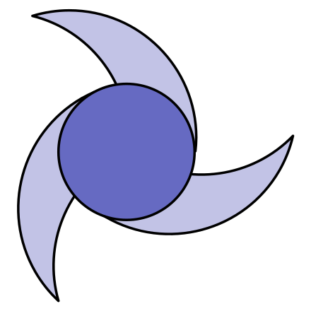 Moon with 3 rays Clip Art Image - ClipSafari